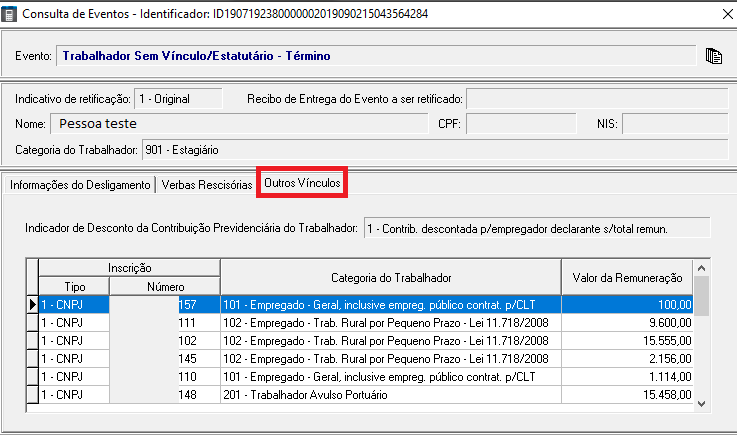 Alteração na quantidade permitida de registros em Bases de INSS Outros ...